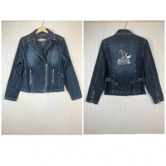 Peanuts | Jackets & Coats | Vintage Peanuts Collection Denim Jean ...